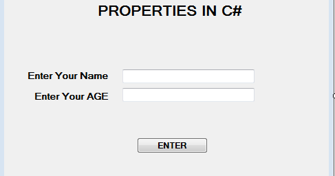 Properties In C# | MY.NET Tutorials