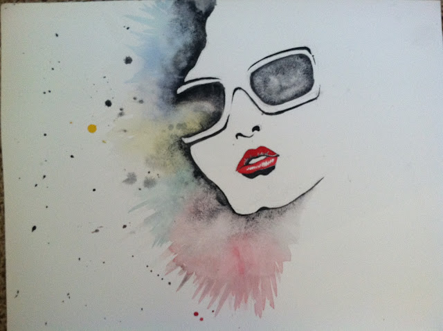 Santa Barbara Fine Art Watercolor Paintings: Original Retro Design ...