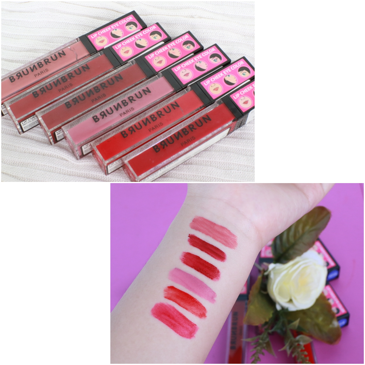 BEAUTY: BRUN BRUN PARIS LIP CHEEK EYE COLOR