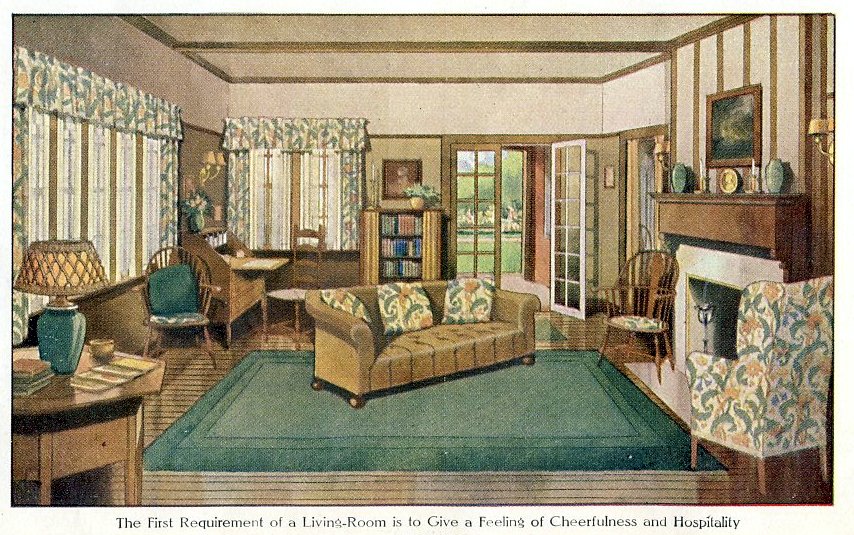 Inspired by Vintage: Living Room, 1912
