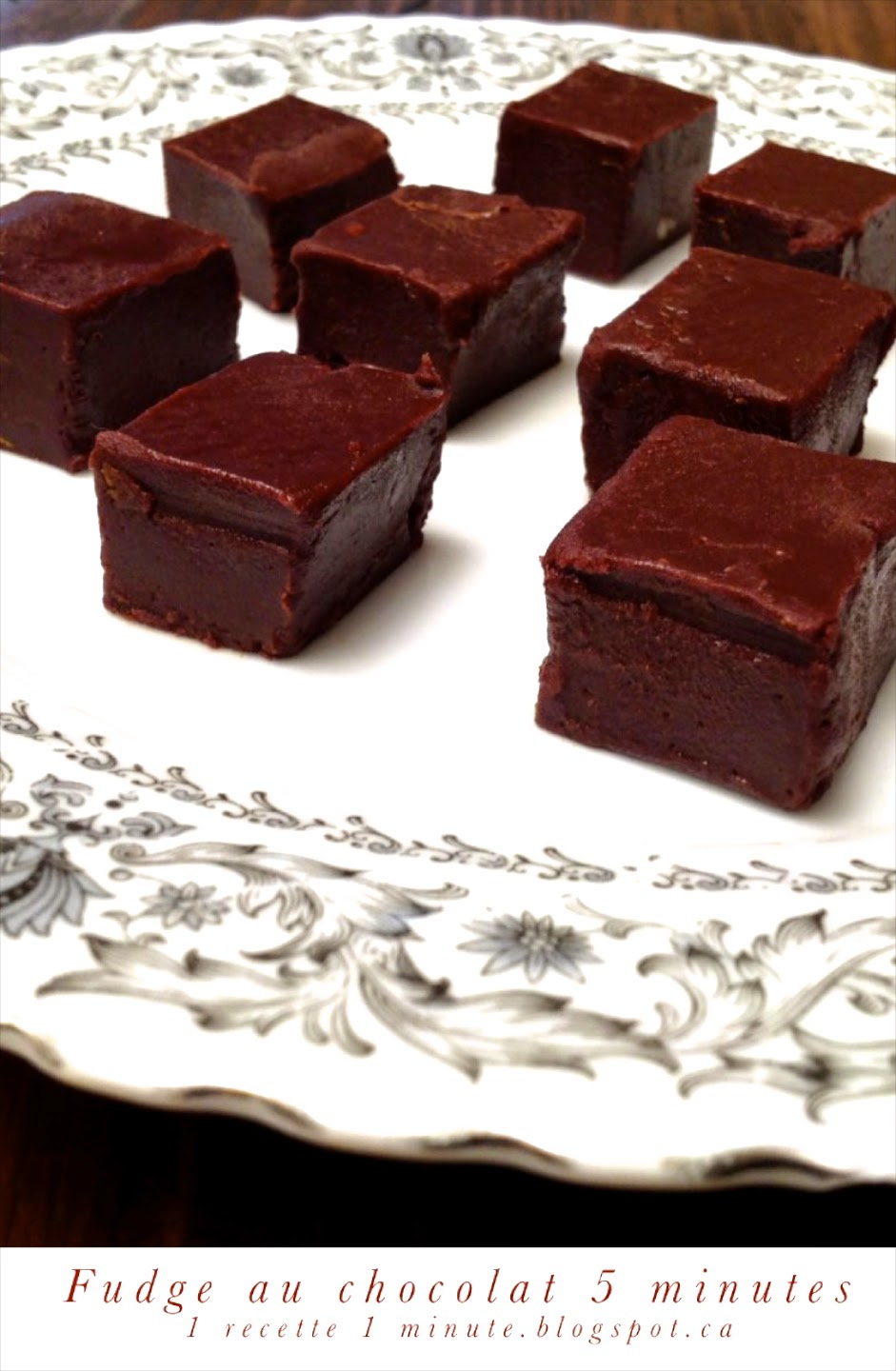 1 recette de dessert: Fudge au Chocolat (5 Minutes de Cuisson) / How to ...