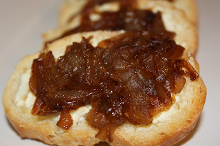 EVERYDAY SISTERS: Camelized Onion and Goat Cheese Crostini