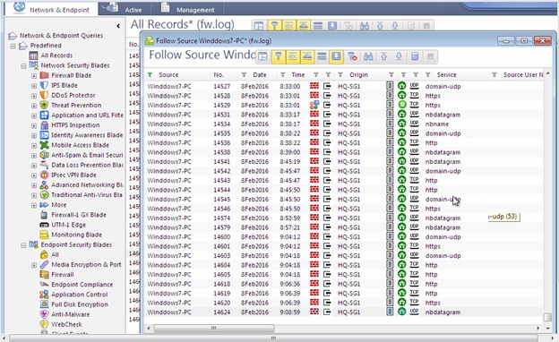 My Check Point CCSA Journal: Check Point SmartView Tracker