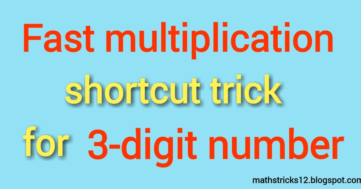Fast multiplication shortcut trick for 3-digit numbers - Maths Tricks in Hindi - Learn ...