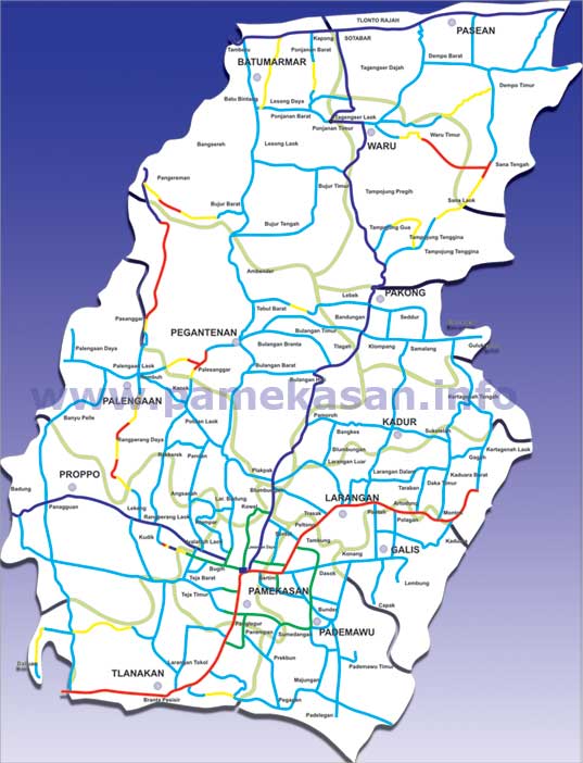 selamat datang--> budy akan bersamamu: PETA PAMEKASAN-MADURA