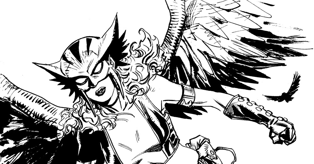 Hawkgirl sketch