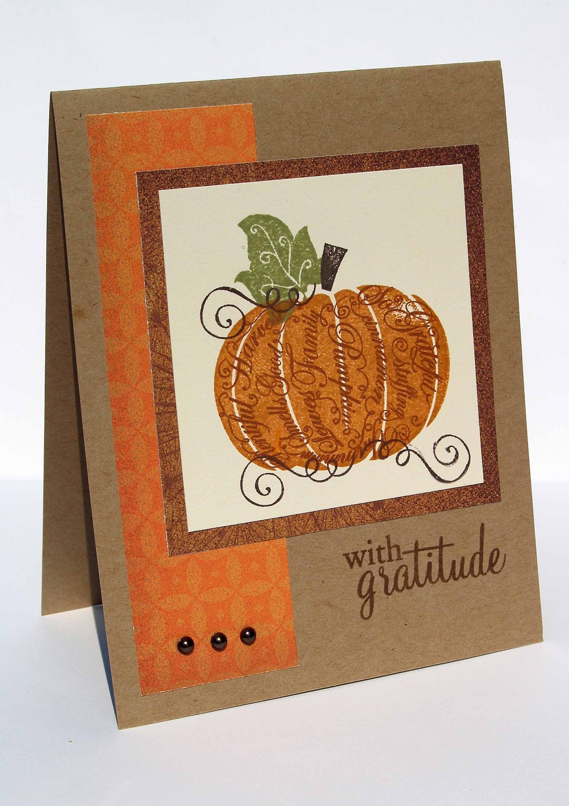 lauralooloo: Make Simple Pumpkin Cards for Fall