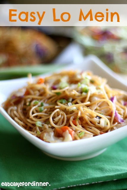 Eat Cake For Dinner: Easy Lo Mein