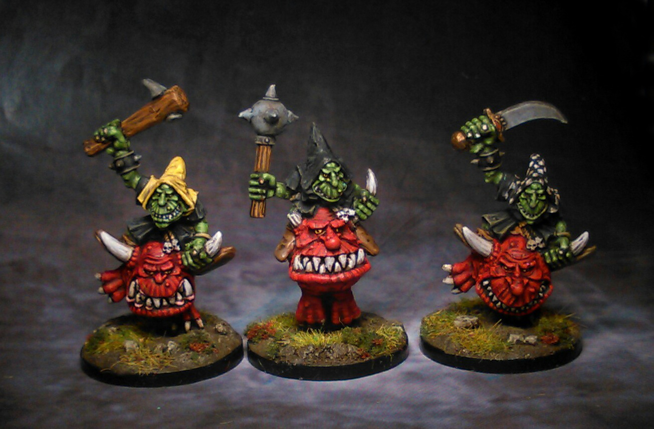Hetairoi Wargames: Squig Hoppers... unit finished! [Oldhammer]