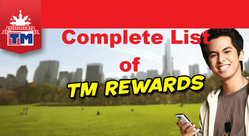 List of TM Rewards for 2023: Redeem and Share TM Points