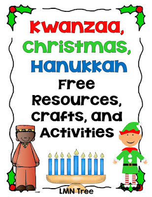 LMN Tree: Kwanzaa, Christmas, and Hanukkah: Free Resources, Crafts, and ...