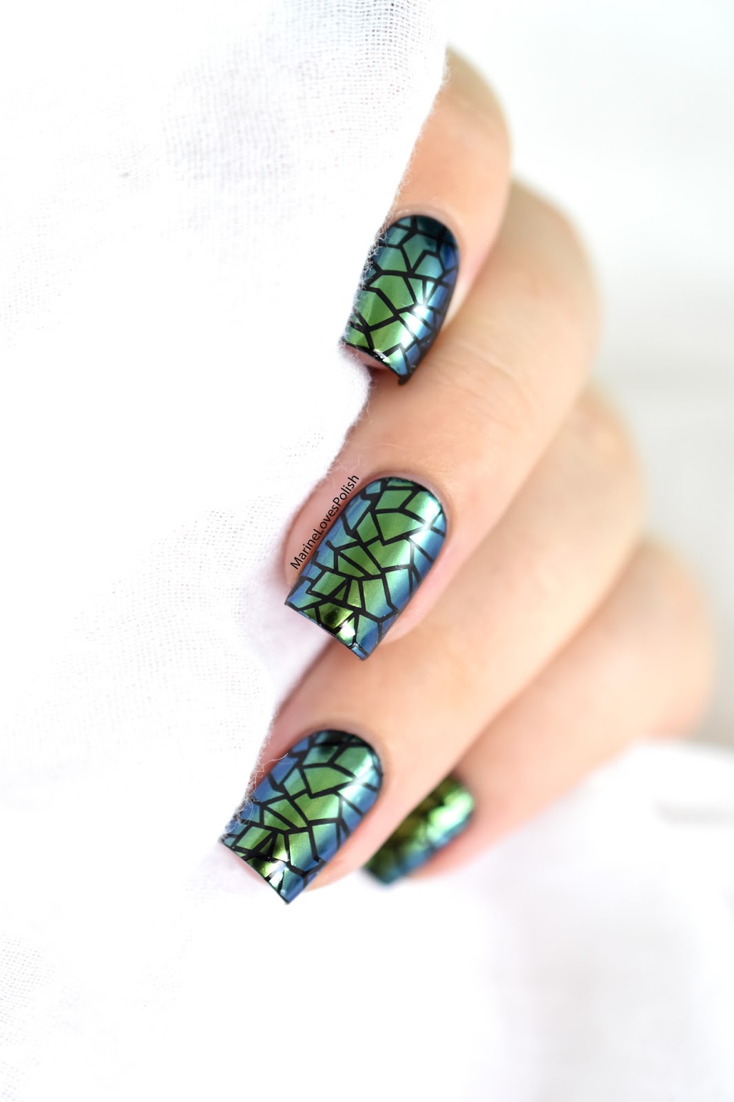 Chrome Dragon Nails ft What's Up Nails Rainforest Powder [VIDEO TUTORIAL]