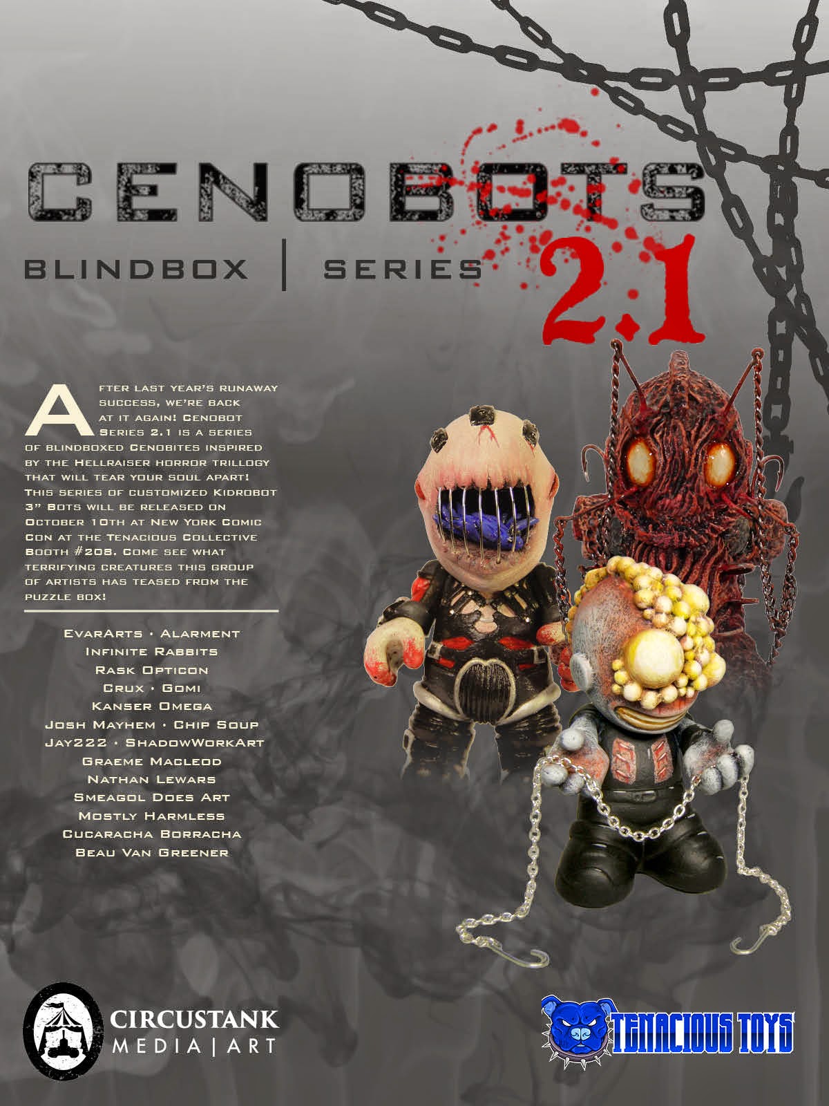 AVAILABLE NOW: Cenobots Series 2.1 blind boxed custom figures inspired ...
