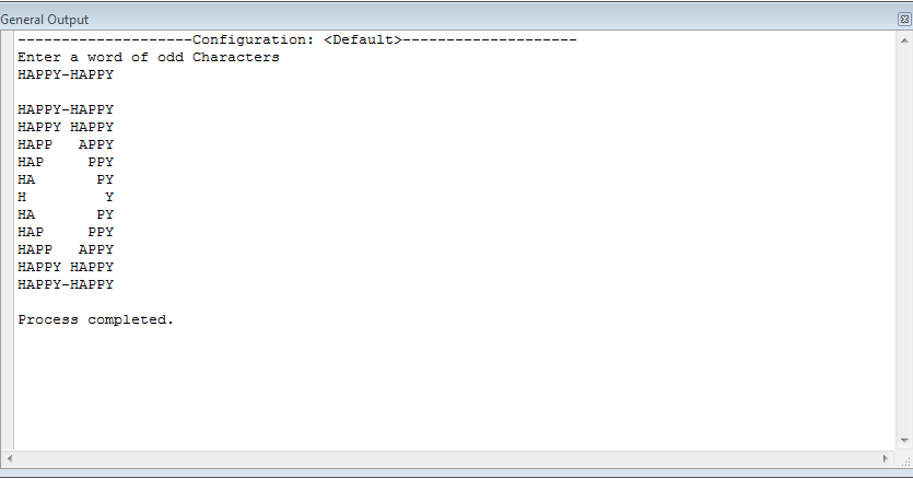 Programming : Diamond...