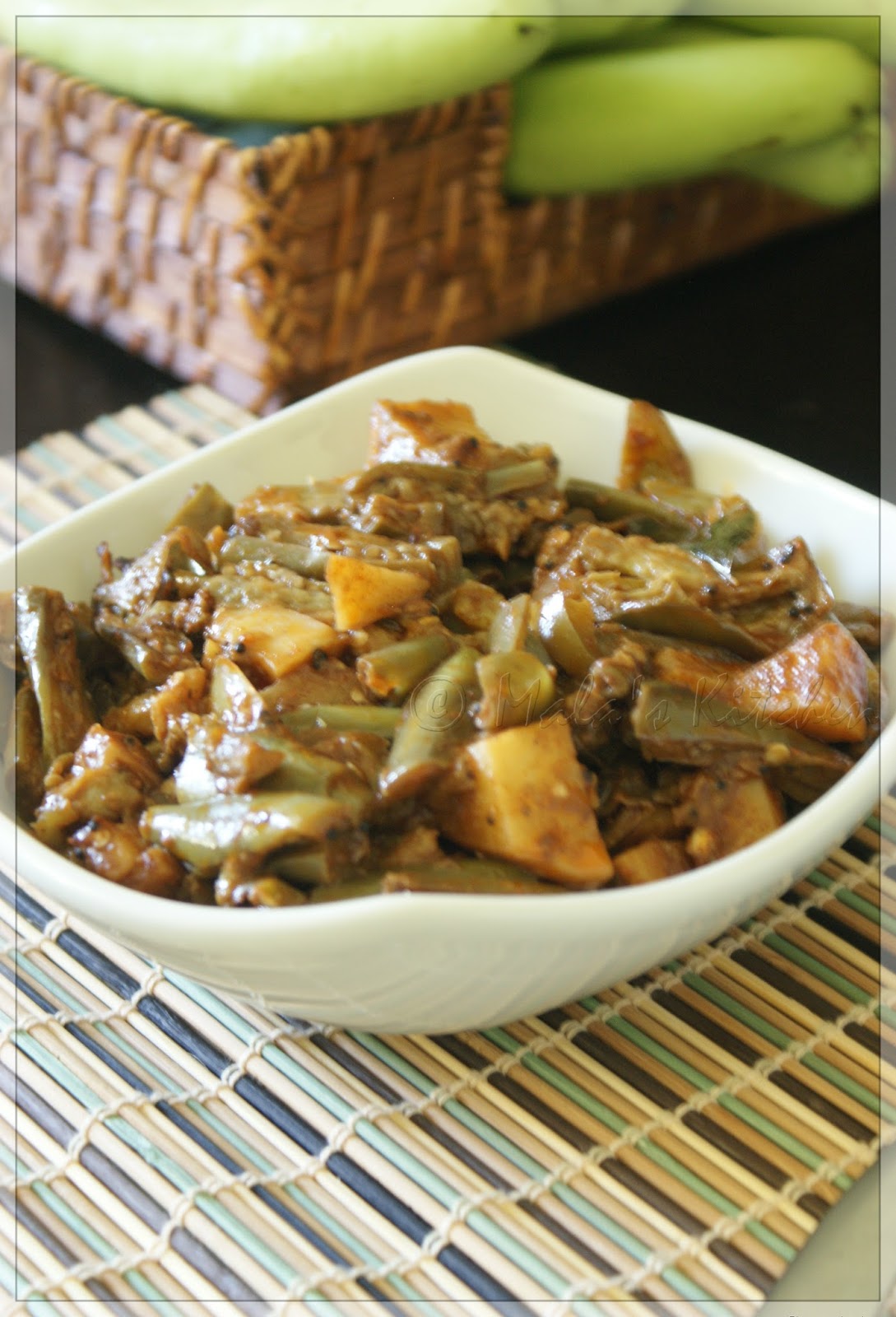 Kartharkai Yengai | Badnekayi Yengai - Malas-Kitchen