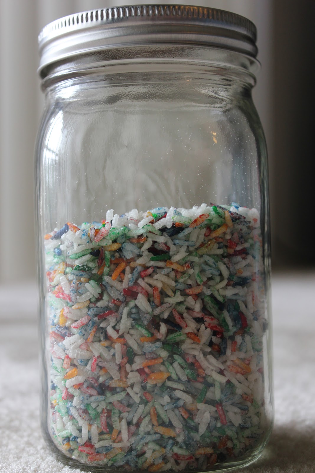 Our Wonderful Family!: Fun summer crafts- rice jar