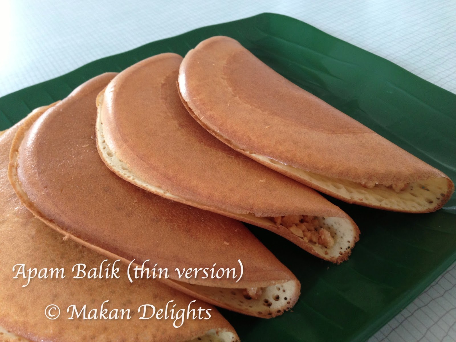 Makan Delights: Apam Balik or Ban Chien Kuih (thin version)
