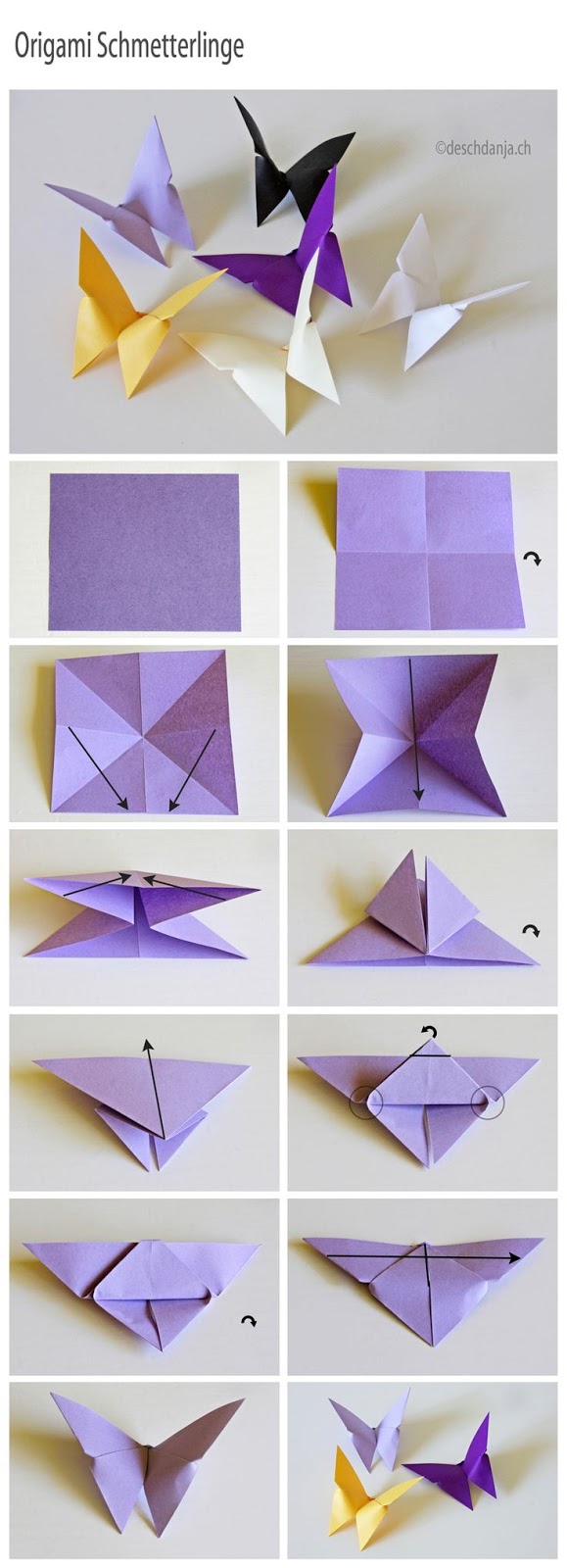 IMPARIAMO TUTTI INSIEME: FARFALLA ORIGAMI