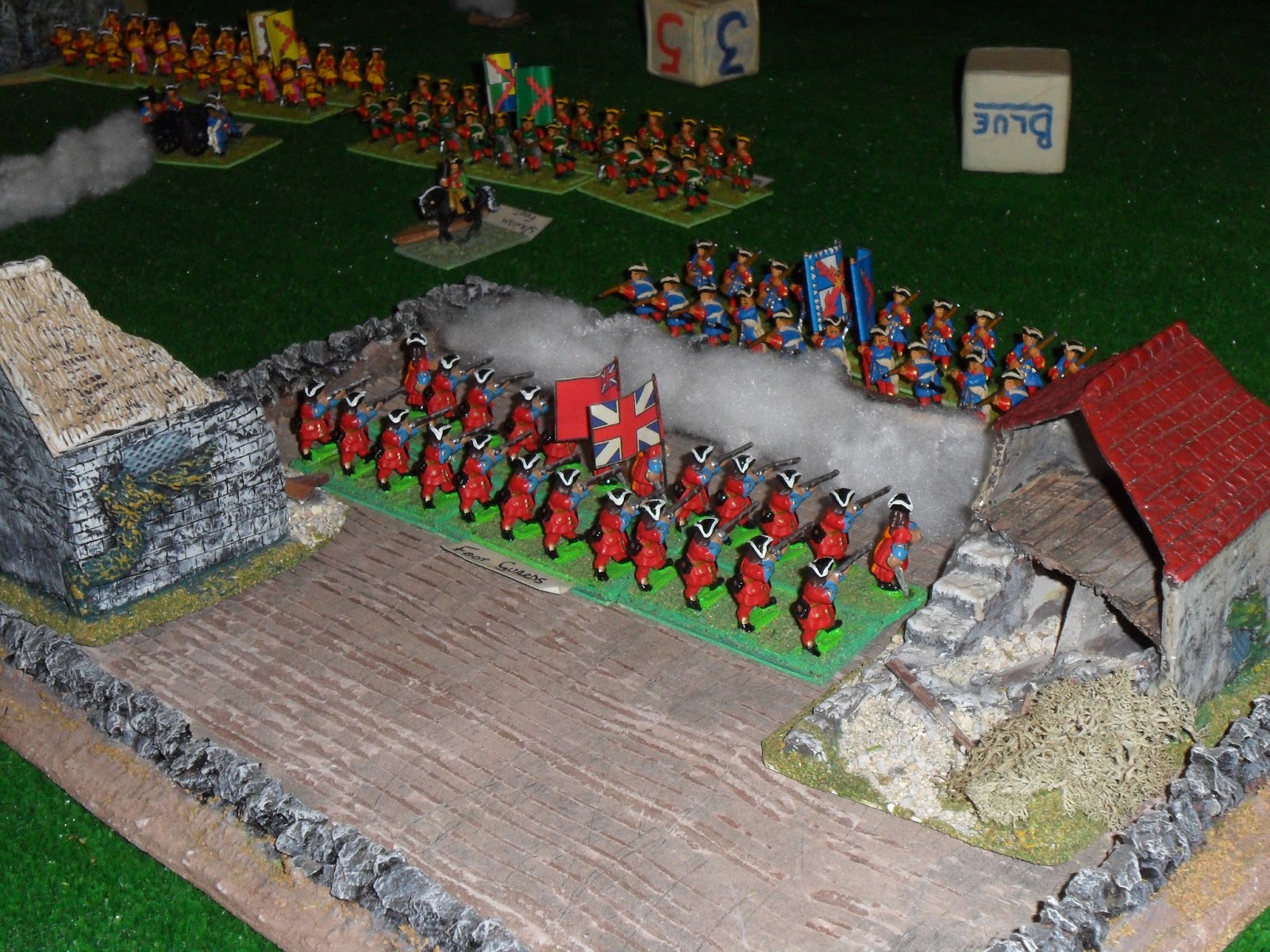 Westerhope Wargame Group: 18th Century game 12.9.13. vs Brian