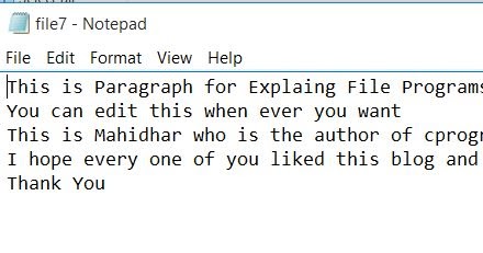 All C Programs: Program 207:To Copy text from one File to Another File