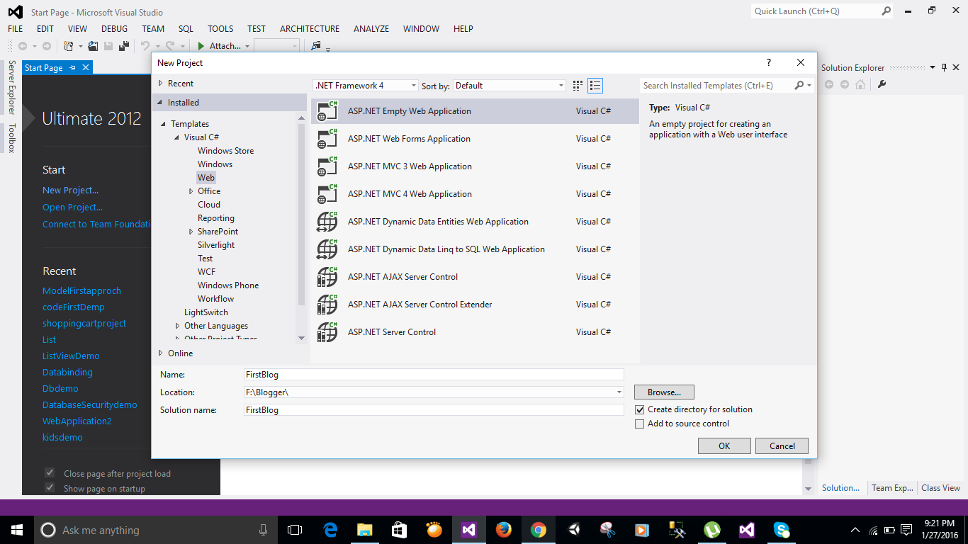 Microsoft Technologies How To Create Form In Webform And Store Data In Sql Server