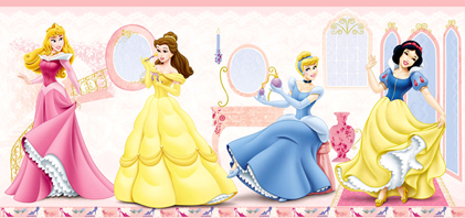 Furniture: Wallpaper For Kids Rooms Princess Motif