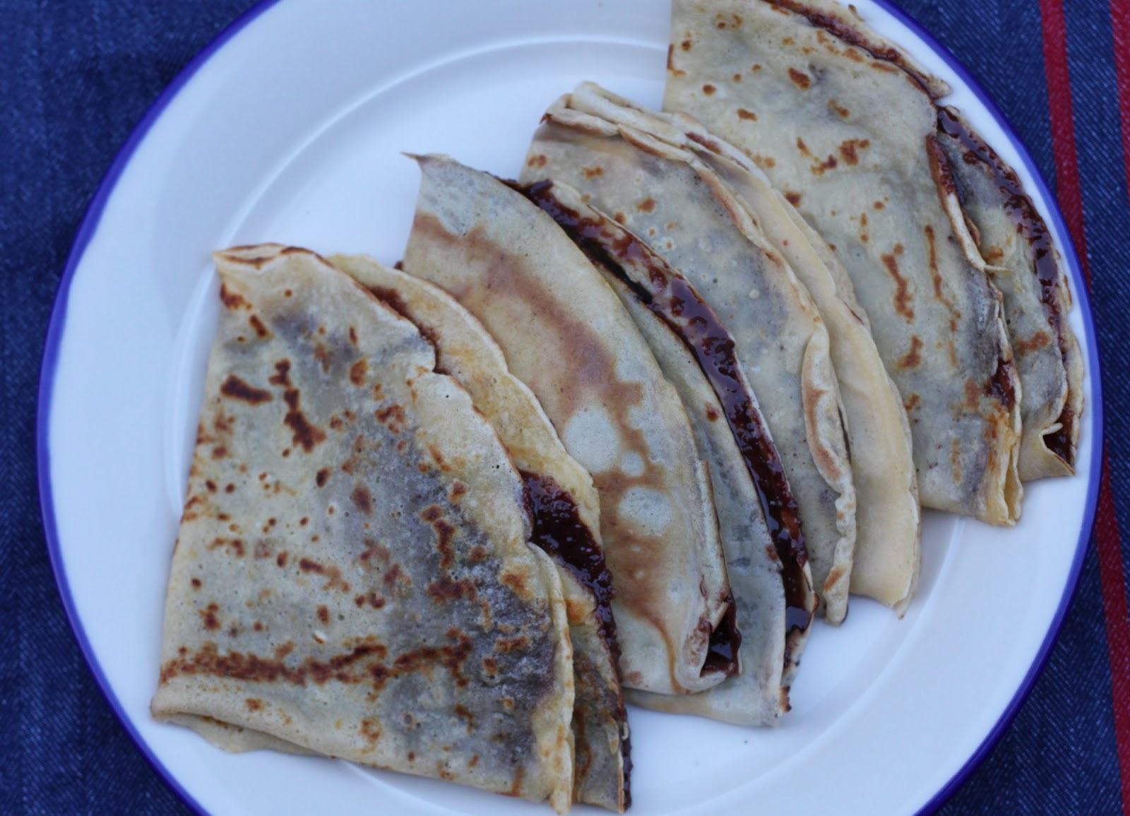 Buona Domenica: Crepes alla Nutella (crepes with Nutella)