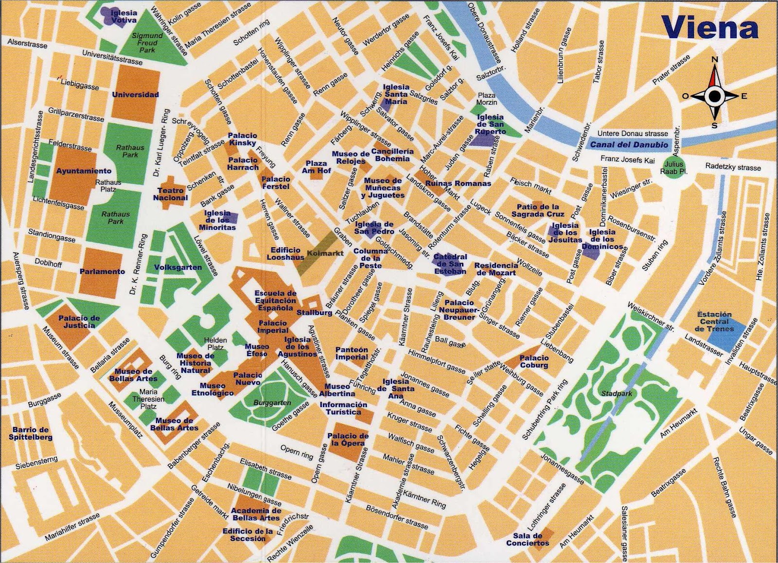 Arquitetura e Urbanismo - Viena e Praga: Mapas