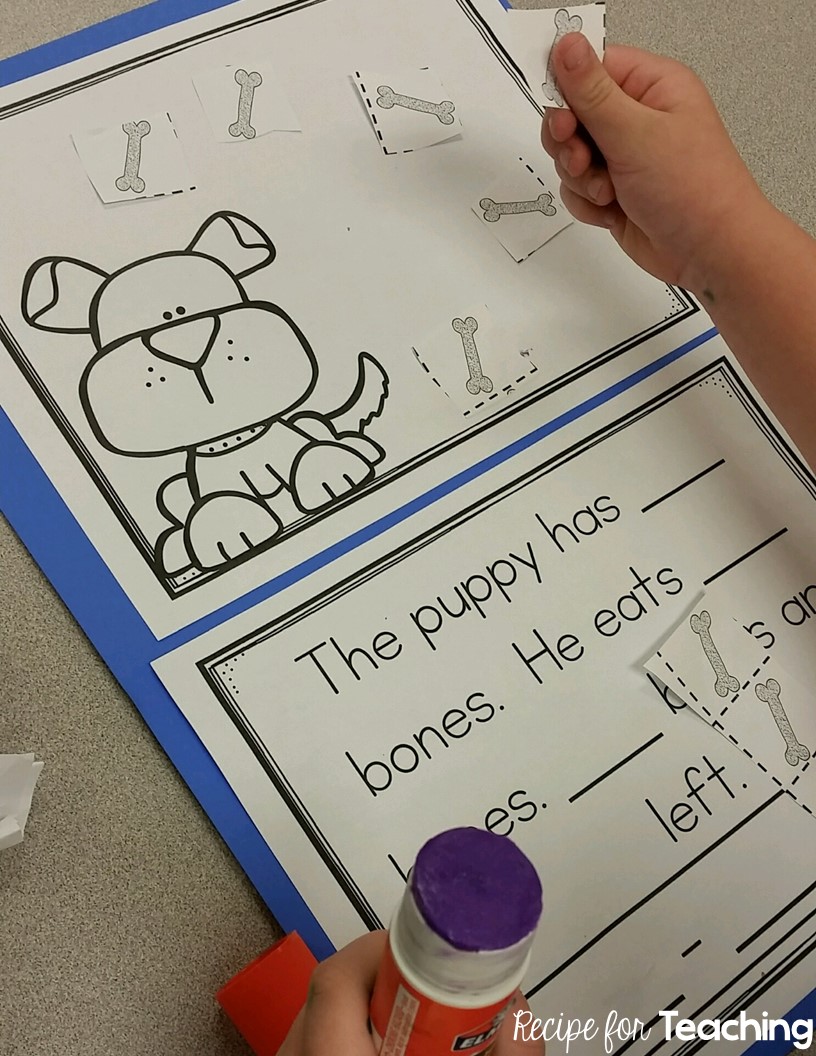 Dog Bone Subtraction Story Problem - Recipe for Teaching