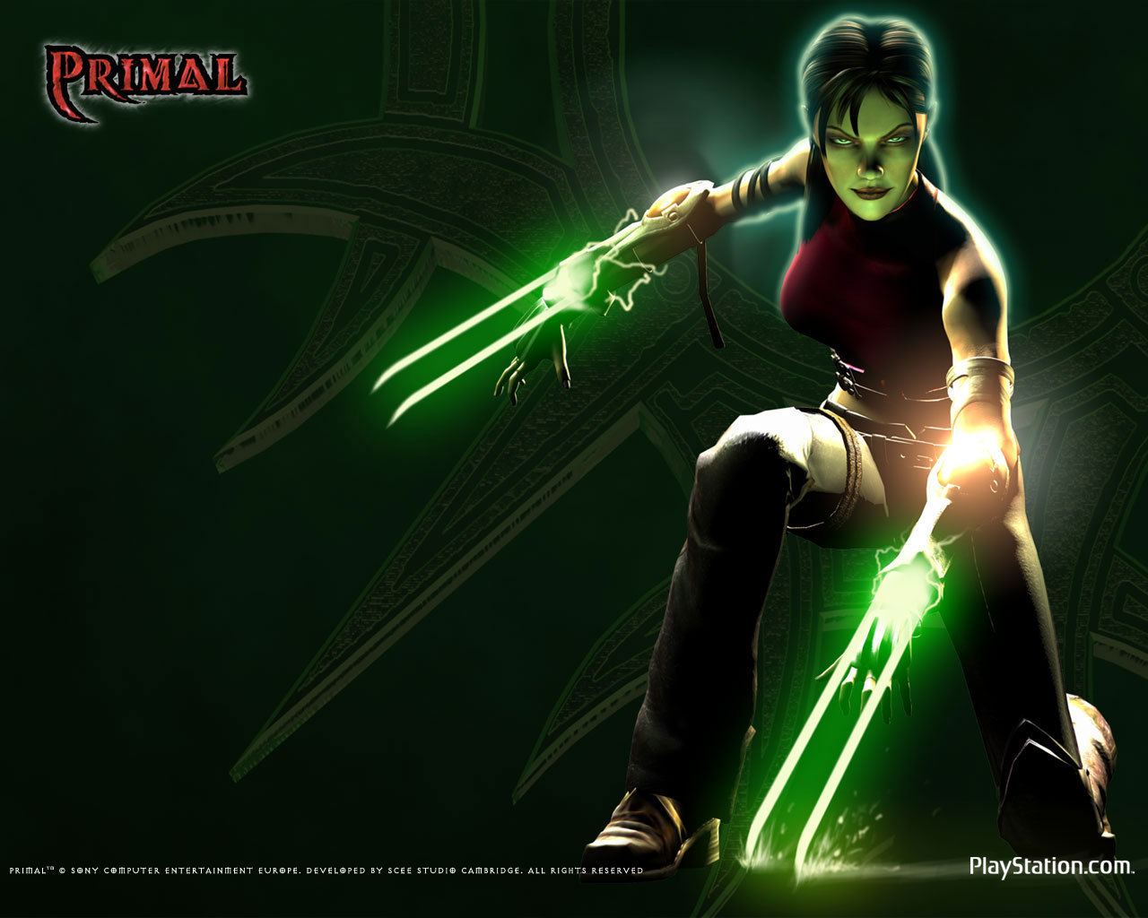 Rendered Beauty: Jennifer Tate Primal Wallpaper