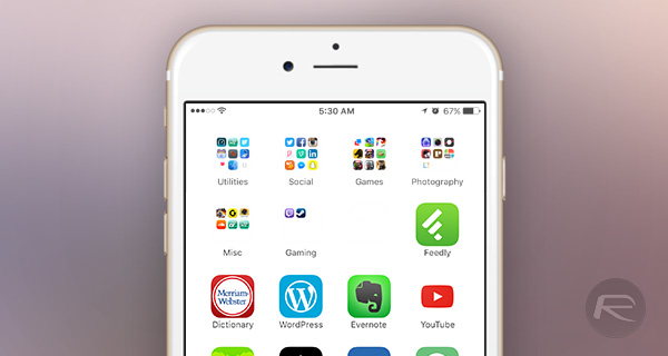 How to hide app icons on iOS 9.2 - The Intecs