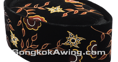 Songkok Tanpa Kertas - Peci Kopiah Songkok AWING