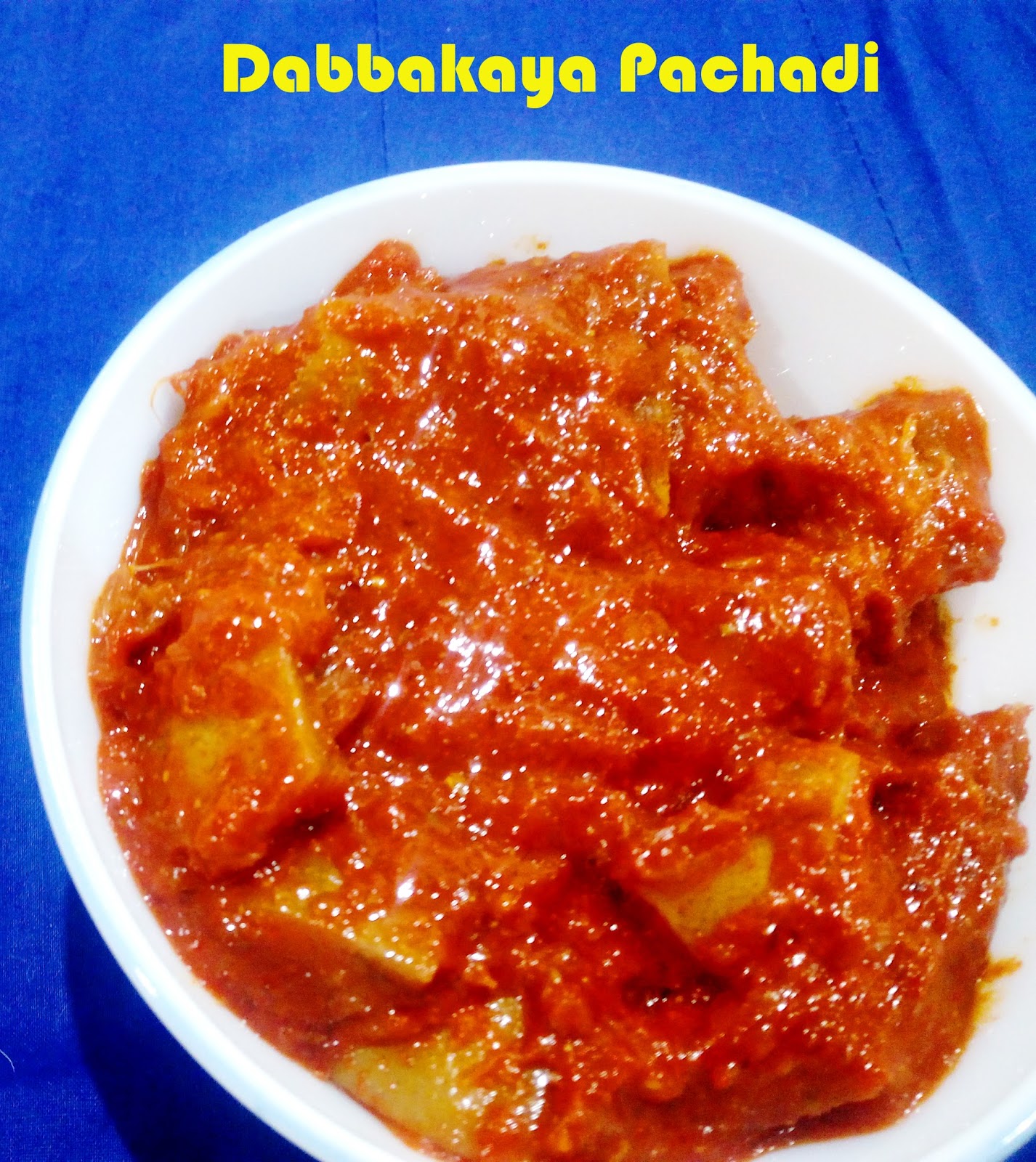 Yummy Kitchen: Dabbakaya Pachadi / Indian Grape Fruit(Citron) Pickle