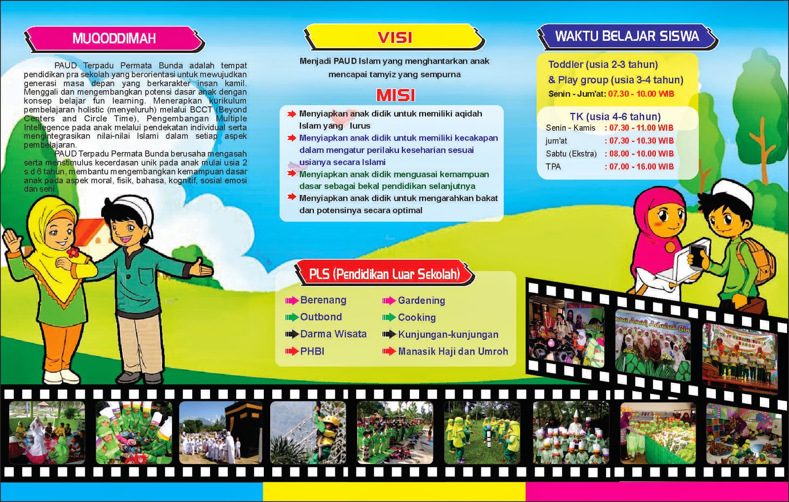 Brosur Penerimaan Peserta Didik Baru paud Permata Bunda