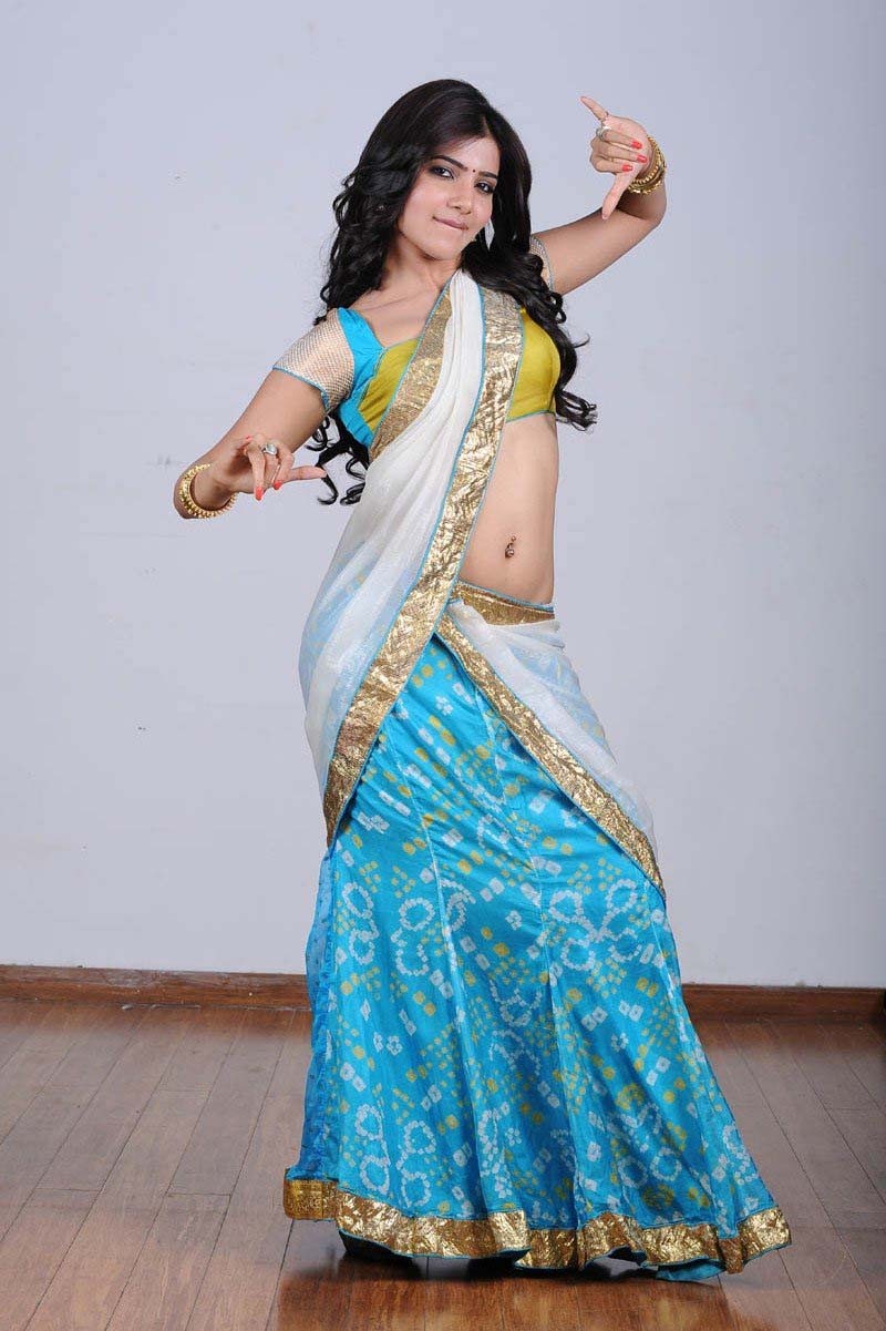 Actress Samantha Latest Hot Navel Stills In Saree Actress Images Events Firstlook Posters