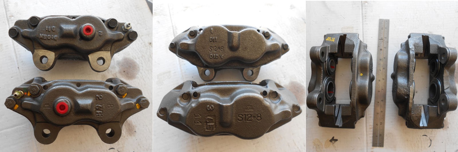 Datsun 240 Z rebuild: 240Z - Toyota 4-Piston Brake Caliper Upgrade