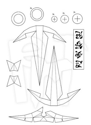 Papercraft Kunai Minato | Muhammad Kostalani