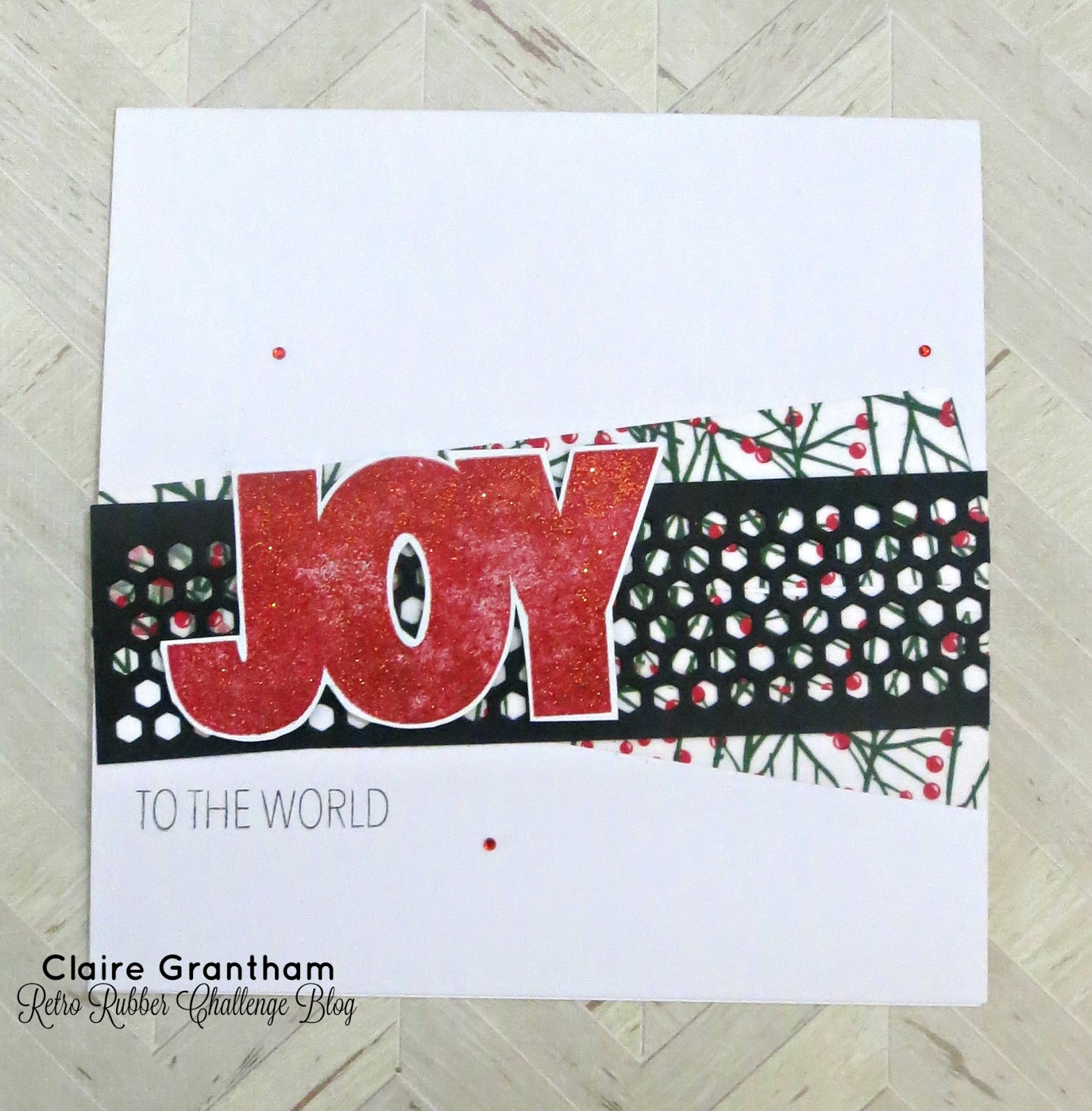 Ham'n'Mule Designs: Retro Rubber Challenge #77 Merry Christmas a colour ...