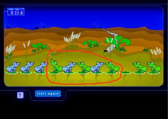 idea in the world: CARA MENYELESAIKAN GAME FROG LOGIC BESERTA FLOWCHARTNYA