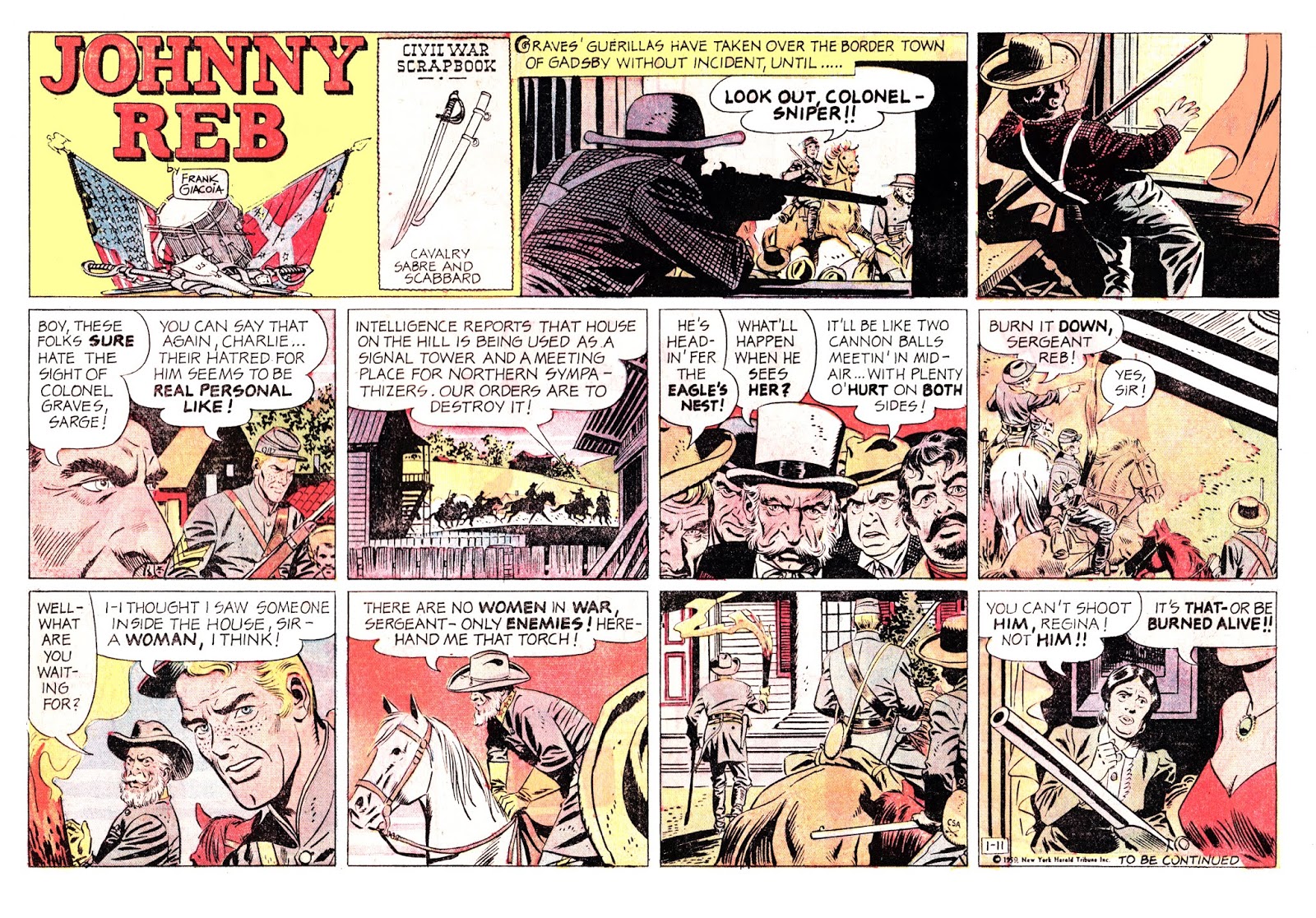 Ominous Octopus Omnibus: Johnny Reb Story With Yancy Derringer Character