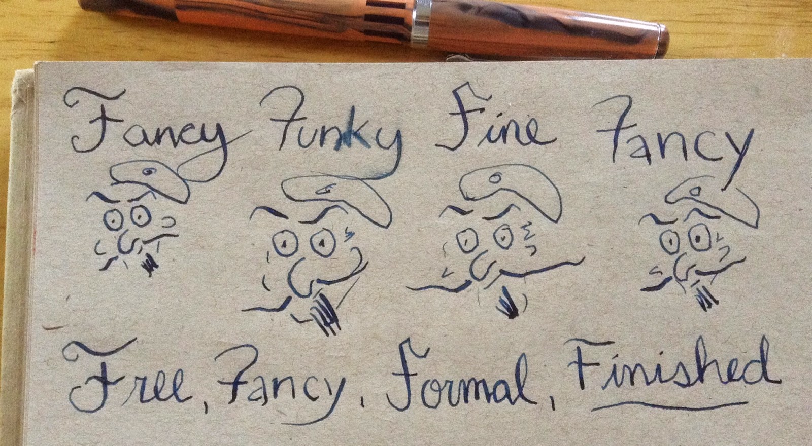 Practice Monster: Cursive is like jazz!