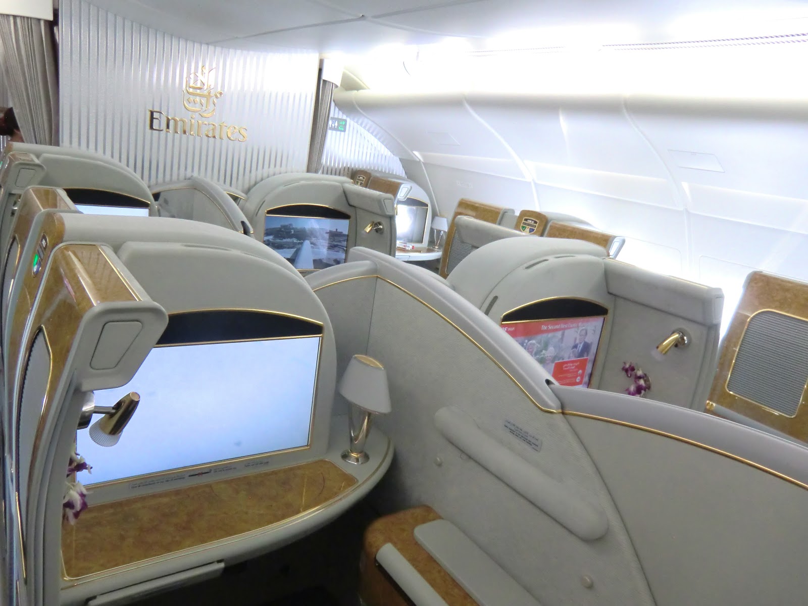 Emirates First Class - Dubai to Dallas - Airbus 380 - Premium Cabin Deals