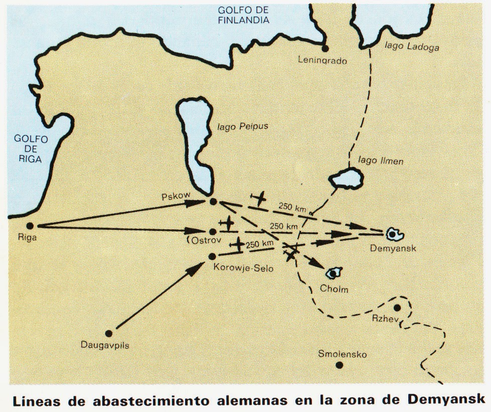 Historica: Abastecimiento Aéreo de Demyansk y Cholm.