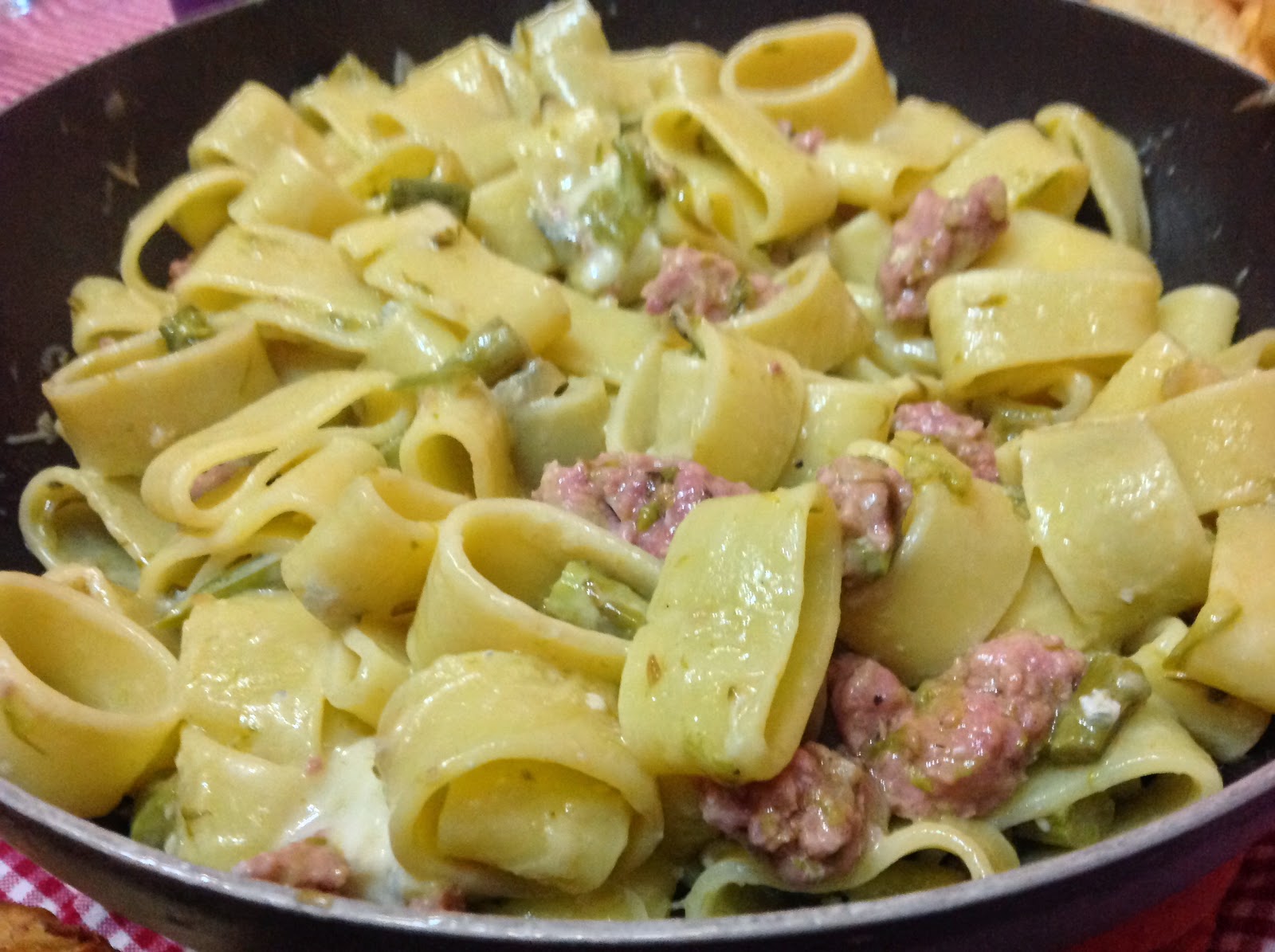 Quickly cooking: ANELLI DI PASTA ASPARAGI & C