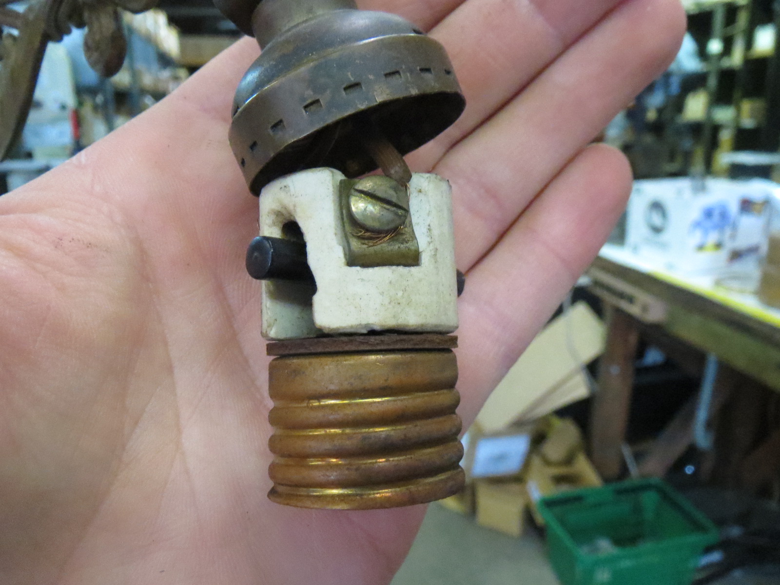 Lamp Parts and Repair | Lamp Doctor: Rewiring A Bridge Arm Floor Lamp ...