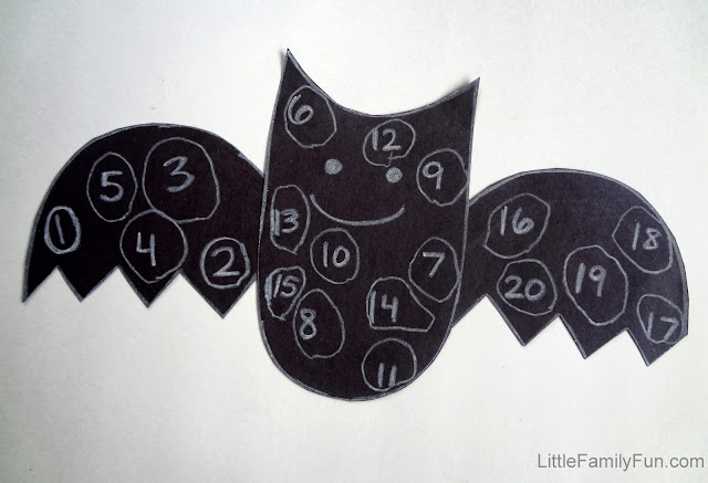 Little Family Fun: Bat Number Find