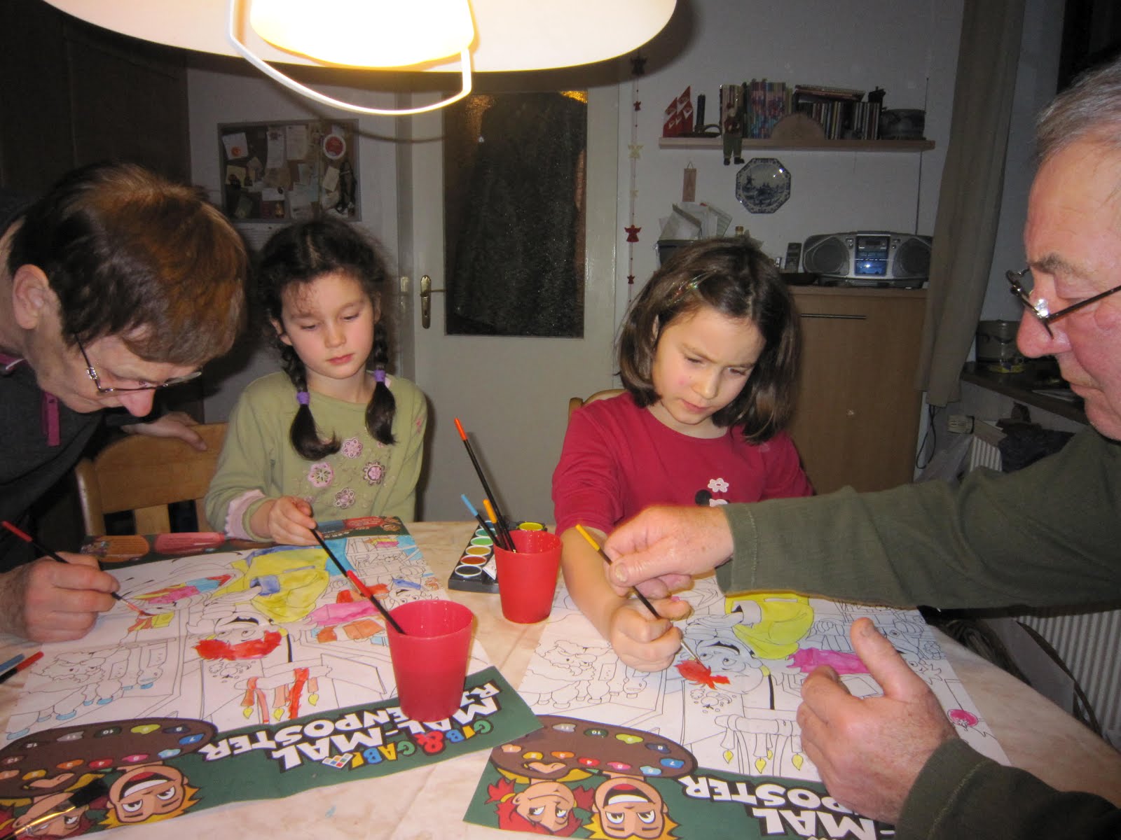 Johanna & Pauline: Malen mit Oma und Opa