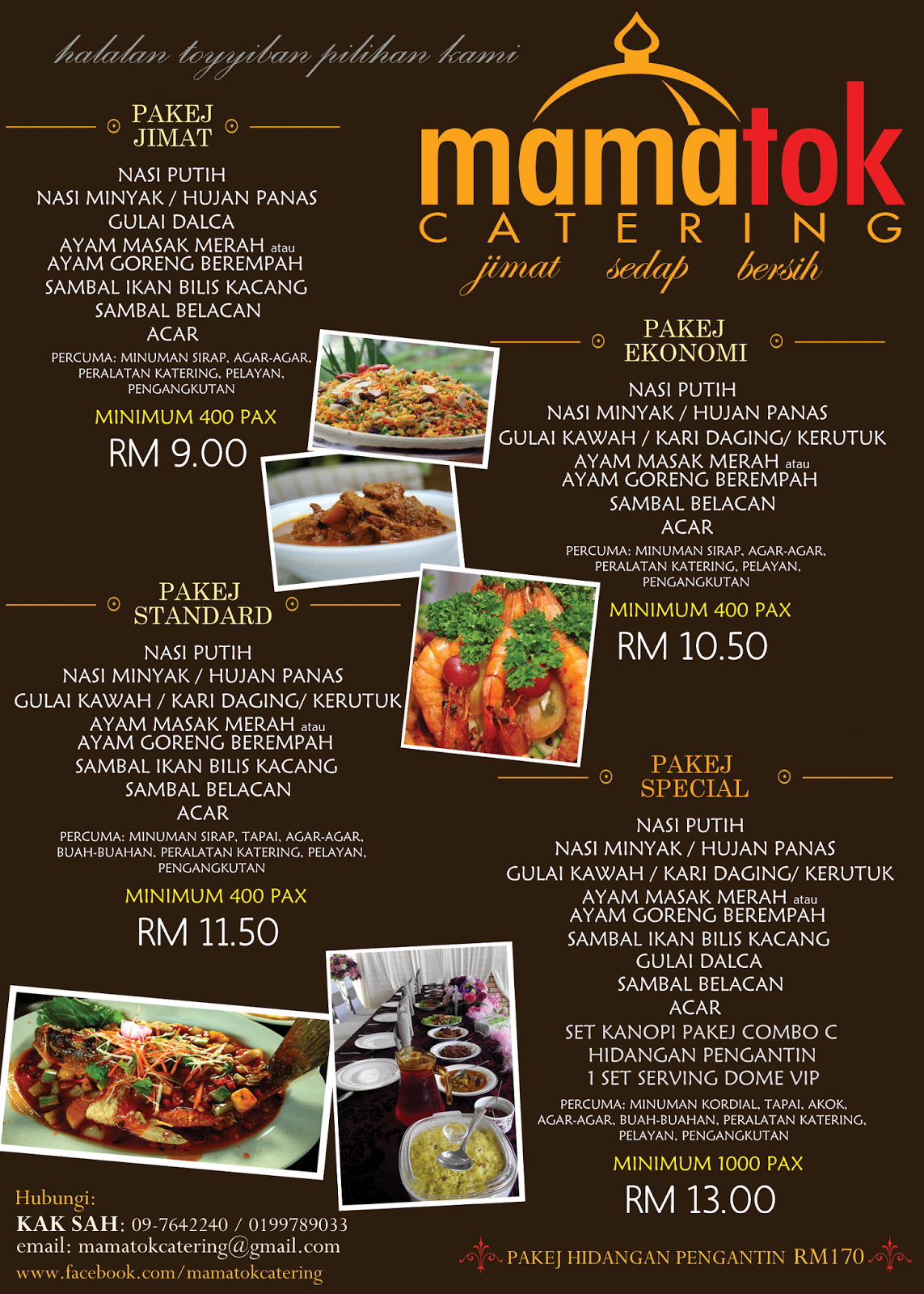 Mama Tok Catering - Katering di Kelantan: Pakej