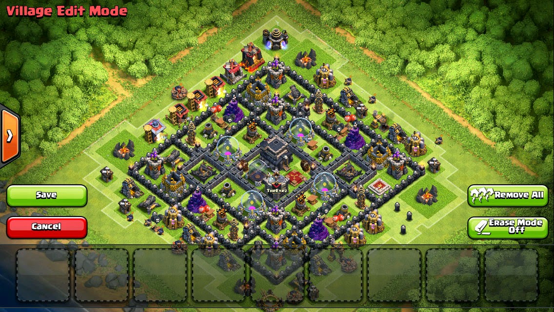 TheEyez Clash of Clans: Good Trophy Base Designs for Clash of Clans