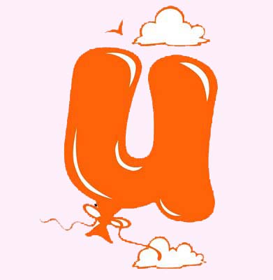 Art Graffiti: Making "Balloon" Graffiti bubble letters U